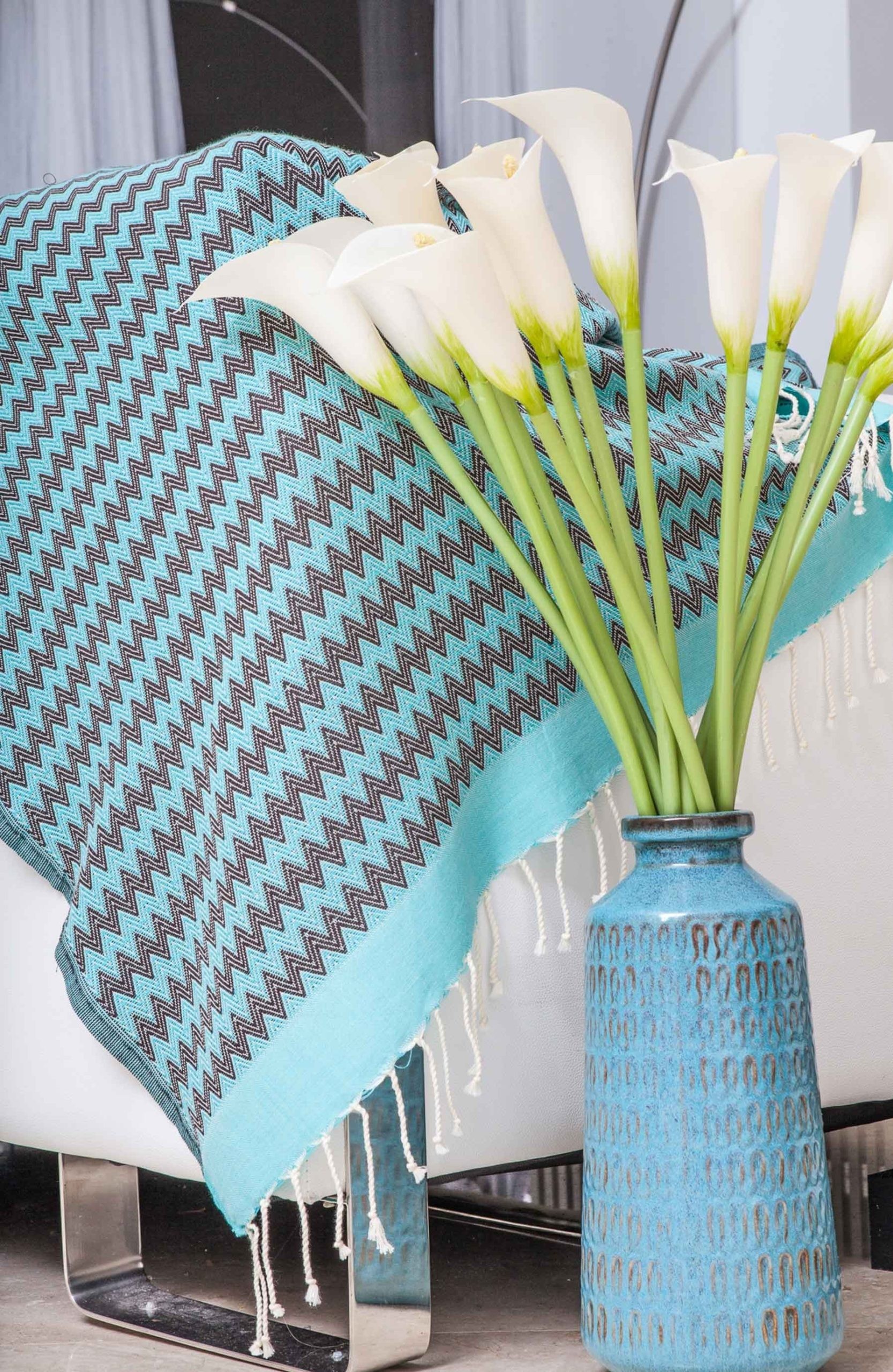 Fouta/Throw Chevron Zig Zag – Scents & Feel