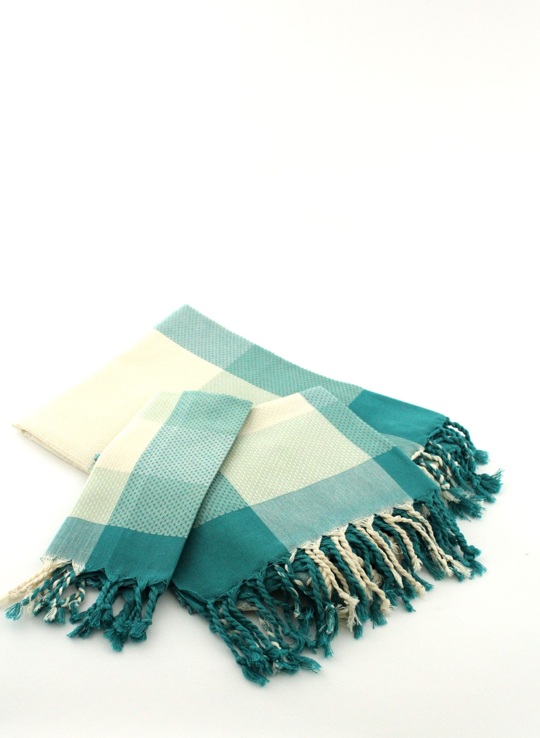 Fouta Asymmetrical Stripes Honeycomb - Scents & Feel