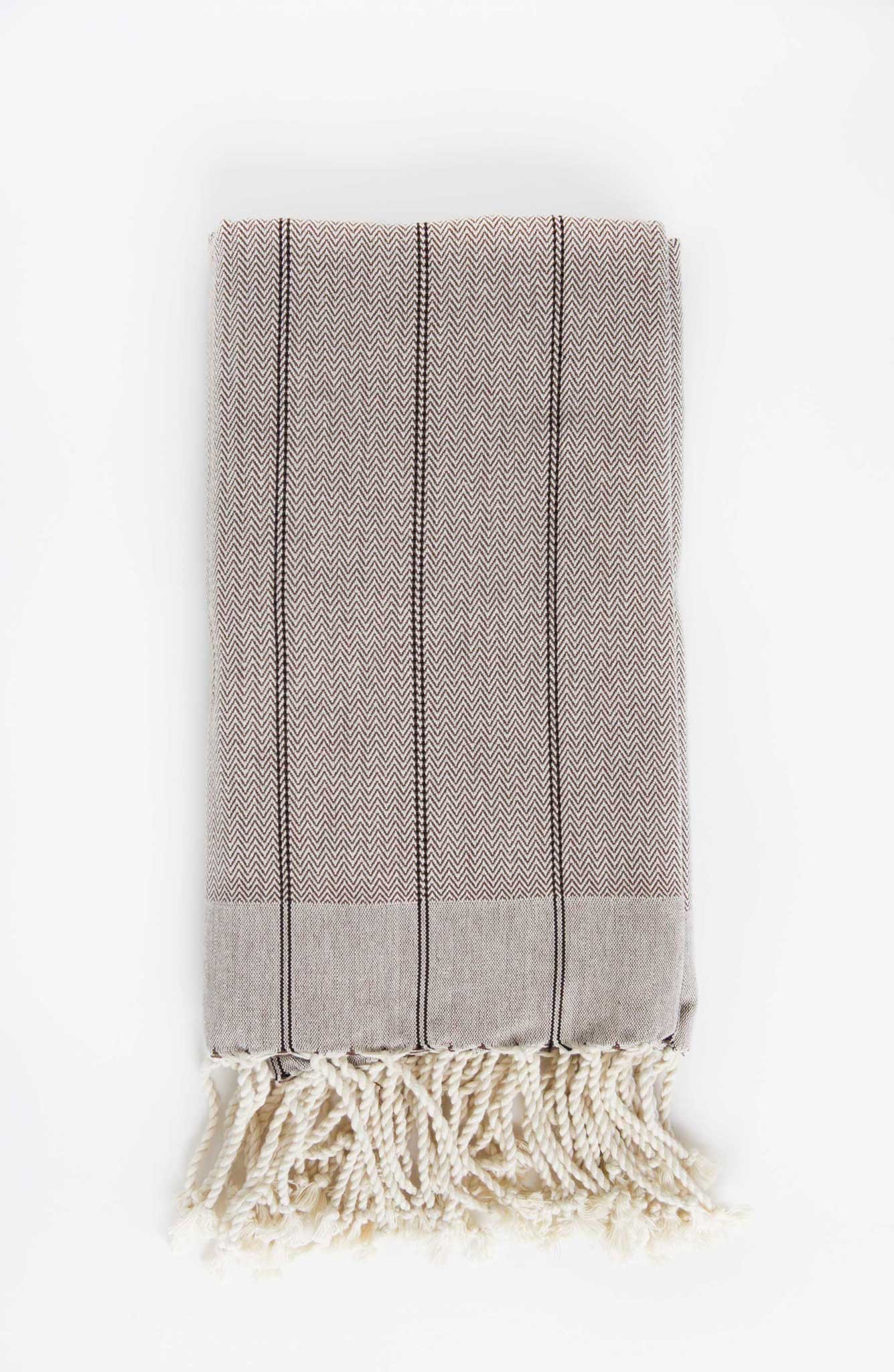 Fouta Herringbone Vertical Stripes – Scents & Feel