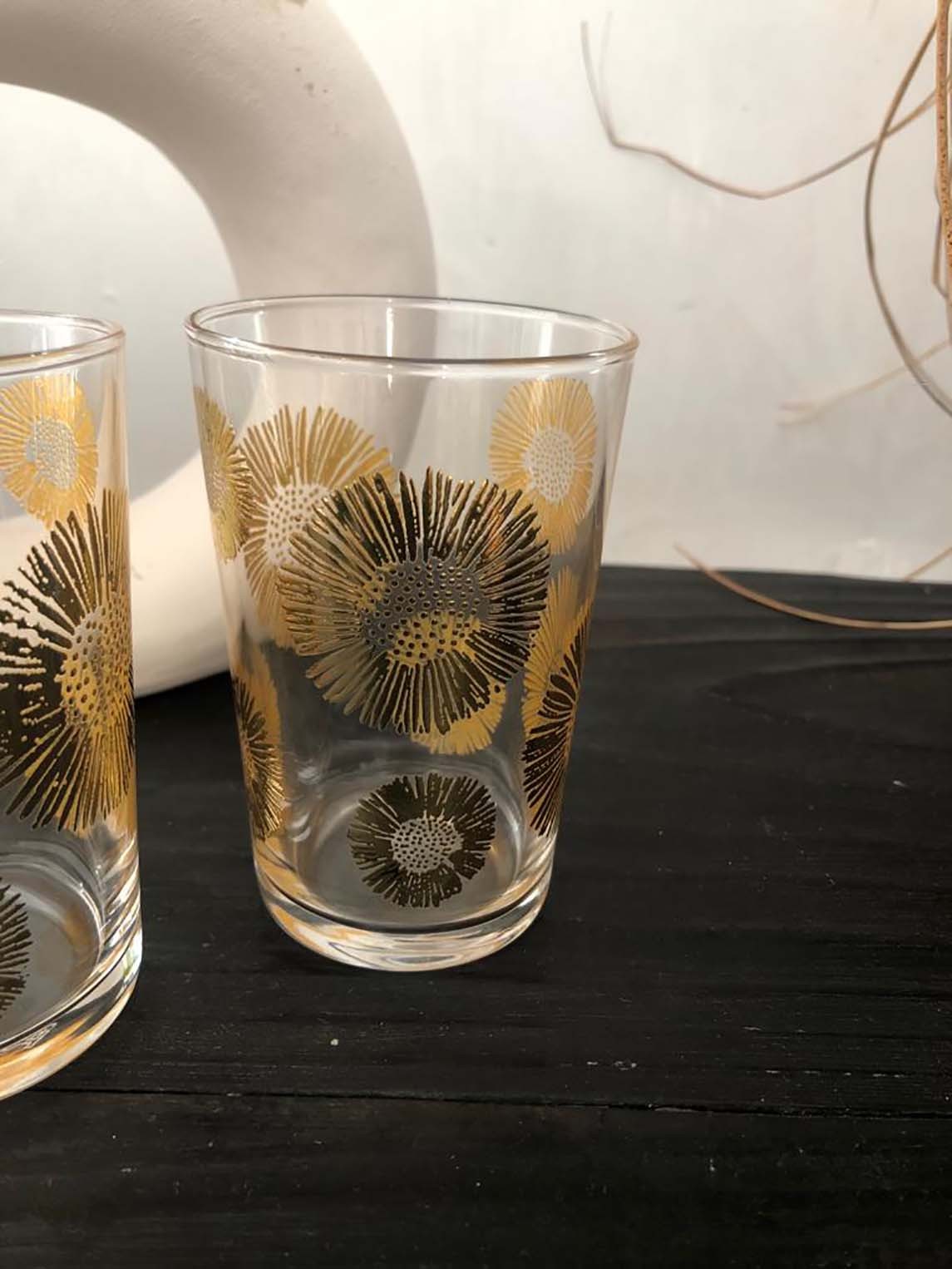 Moroccan Tea Glasses Gold
